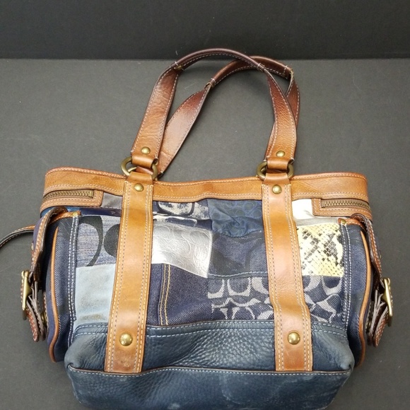 Coach | Bags | Coach Denim Patch Bag | Poshmark